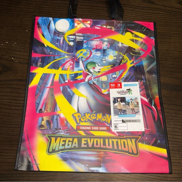Pokemon | Bags | Pokemon Za Mega Evolution Tote Bag And Preorder Code ...
